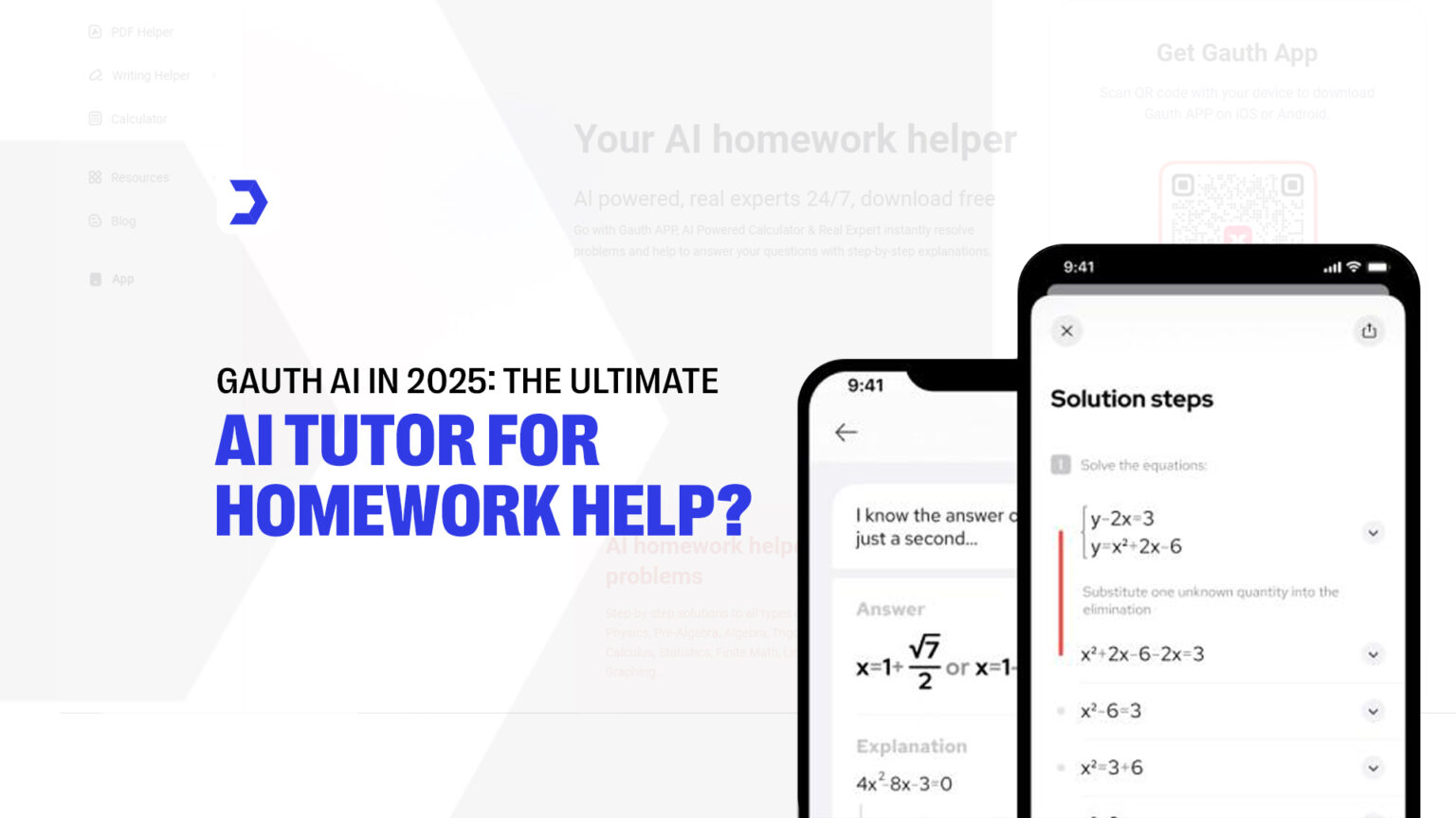 Gauth AI in 2025: The Ultimate AI Tutor for Homework Help?