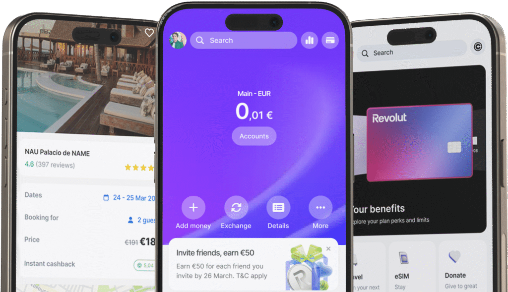 Revolut Clone | Build Your Mobile Banking & Payment Solution